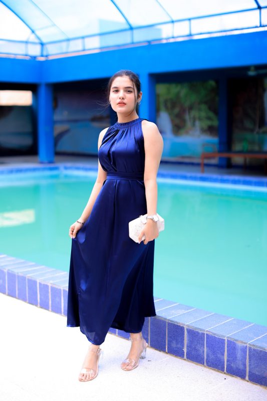 Kyanite Silk Dress – Hurf